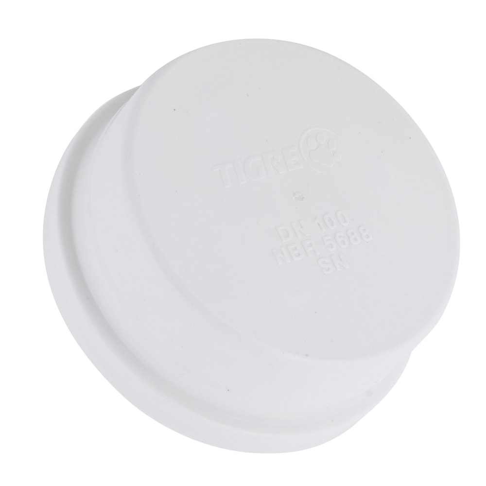 Cap PVC para Esgoto Tigre 100mm - Construmarques