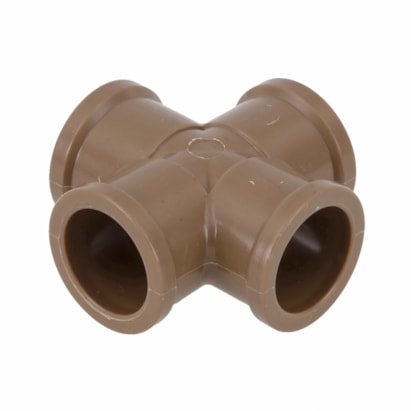 Cruzeta PVC Soldável Tigre 50mm 1.1/2" - Construmarques