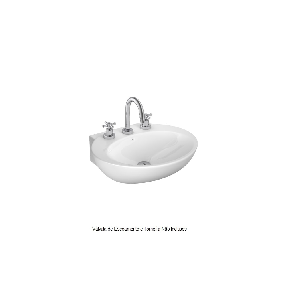 Lavatório de Banheiro Deca Spot 42,5x50cm Branco L.39.17 - Construmarques