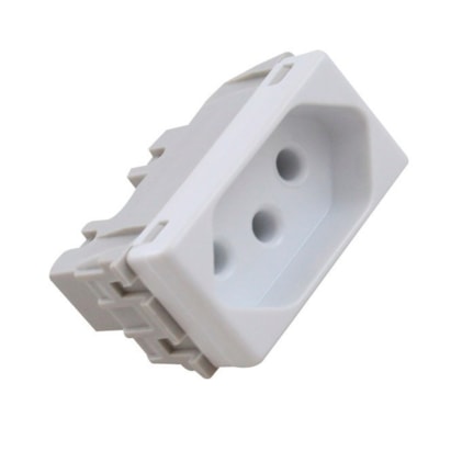 Modulo Tramontina Tomada 2p+t 20a Branco Liz/lux2- Construmarques