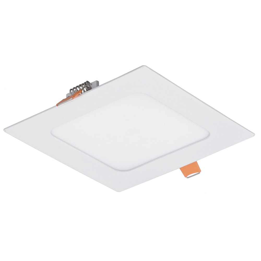 Plafon LED de Embutir Bronzearte Quadrado 6W 3000K - Construmarques