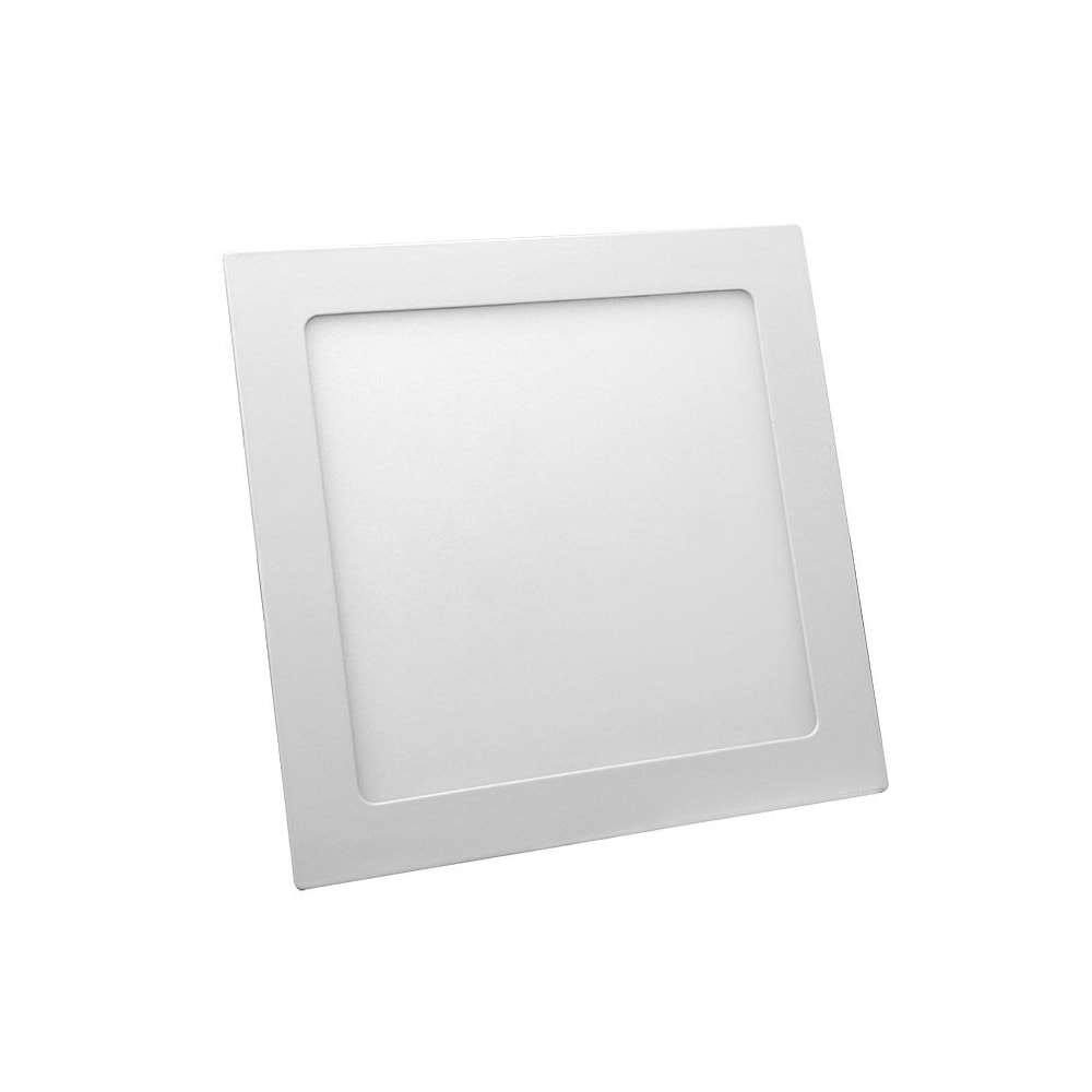 Plafon LED de Embutir Upled Quadrado 18W 3500K - Construmarques